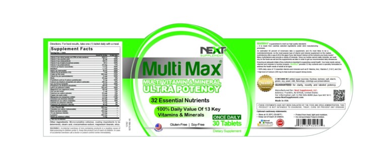 مولتی‌ویتامین مینرال مولتی مکس | Next MultiMax Multivitamin+Minerals